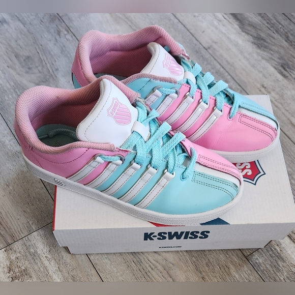 K-Swiss | Shoes | Kswiss Kids Classic Vn Sneakers Turquoisebubble Gum ...